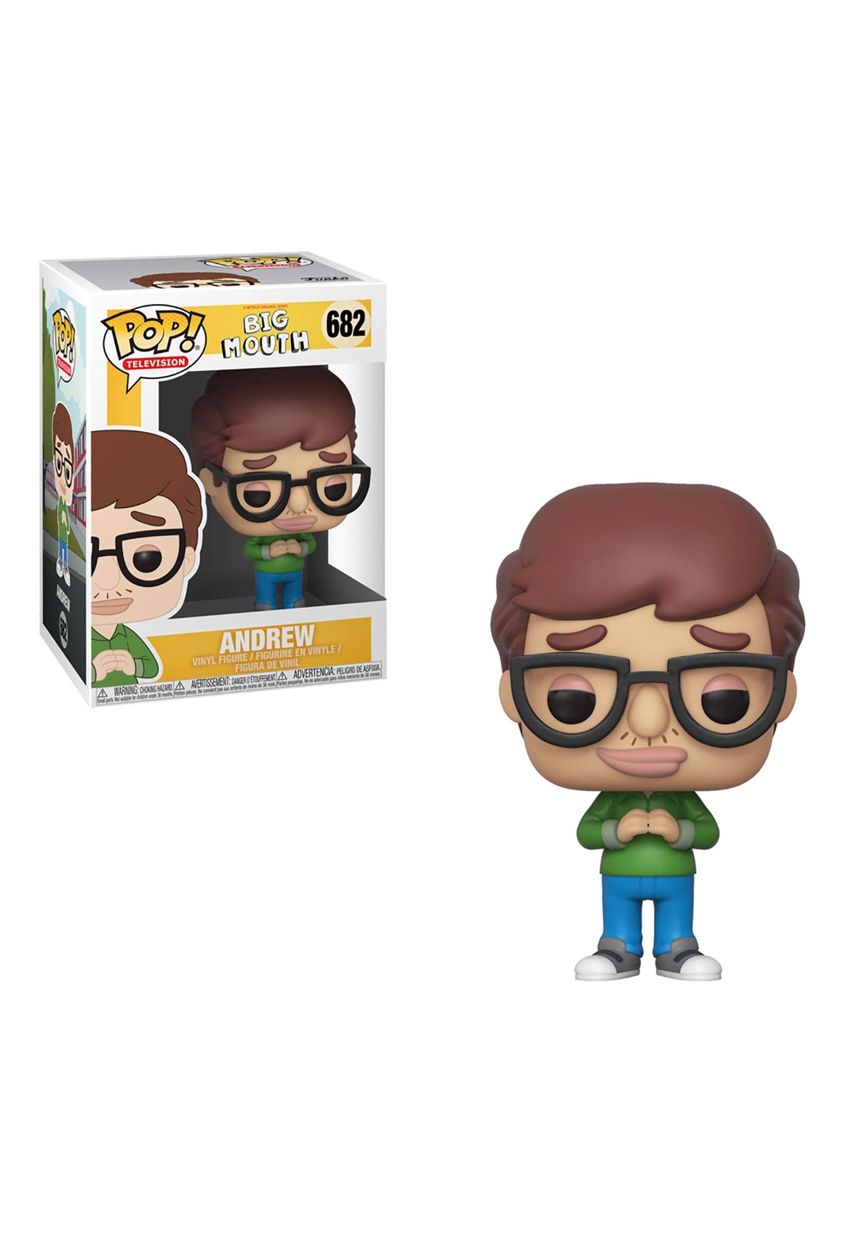 【楽天市場】Funko Pop Television: Big Mouth Andrew コレクティブルフィギュア マルチカラー：Basqueバスク