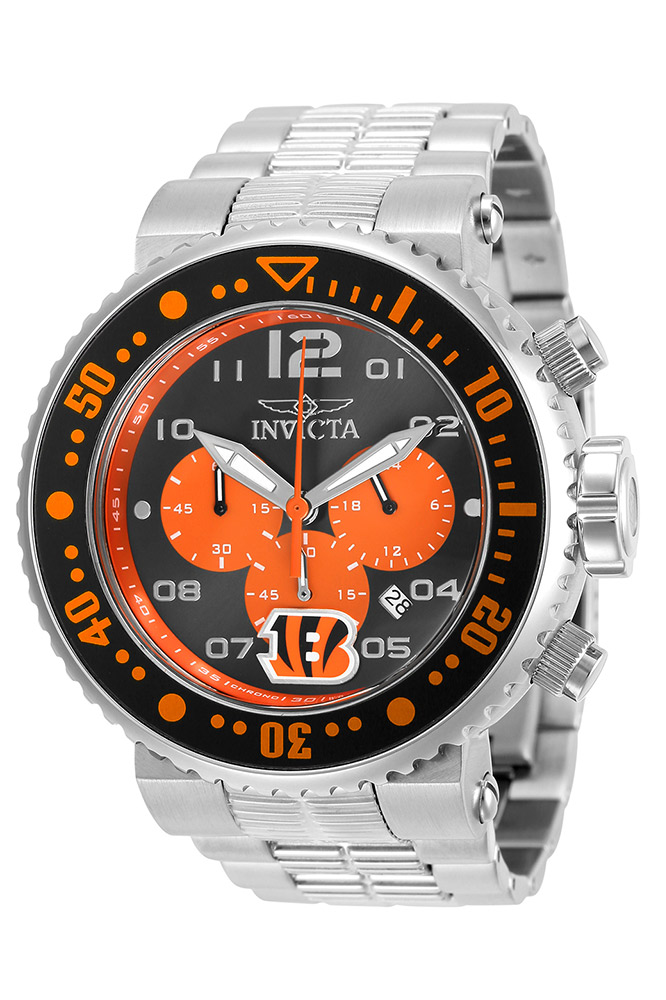 【楽天市場】INVICTAインヴィクタ NFL シンシナティ ベンガルズ メンズ ウォッチ 52mm スチール ZG 30261：Basqueバスク
