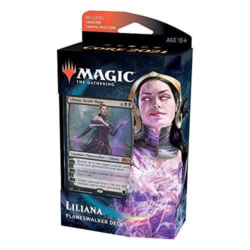 【楽天市場】Magic: The Gathering リリアナ 死の魔道士 プレインズウォーカーデッキ | 基本セット2021 (M21) | 60枚スターターデッキ MTG英語版：Basqueバスク