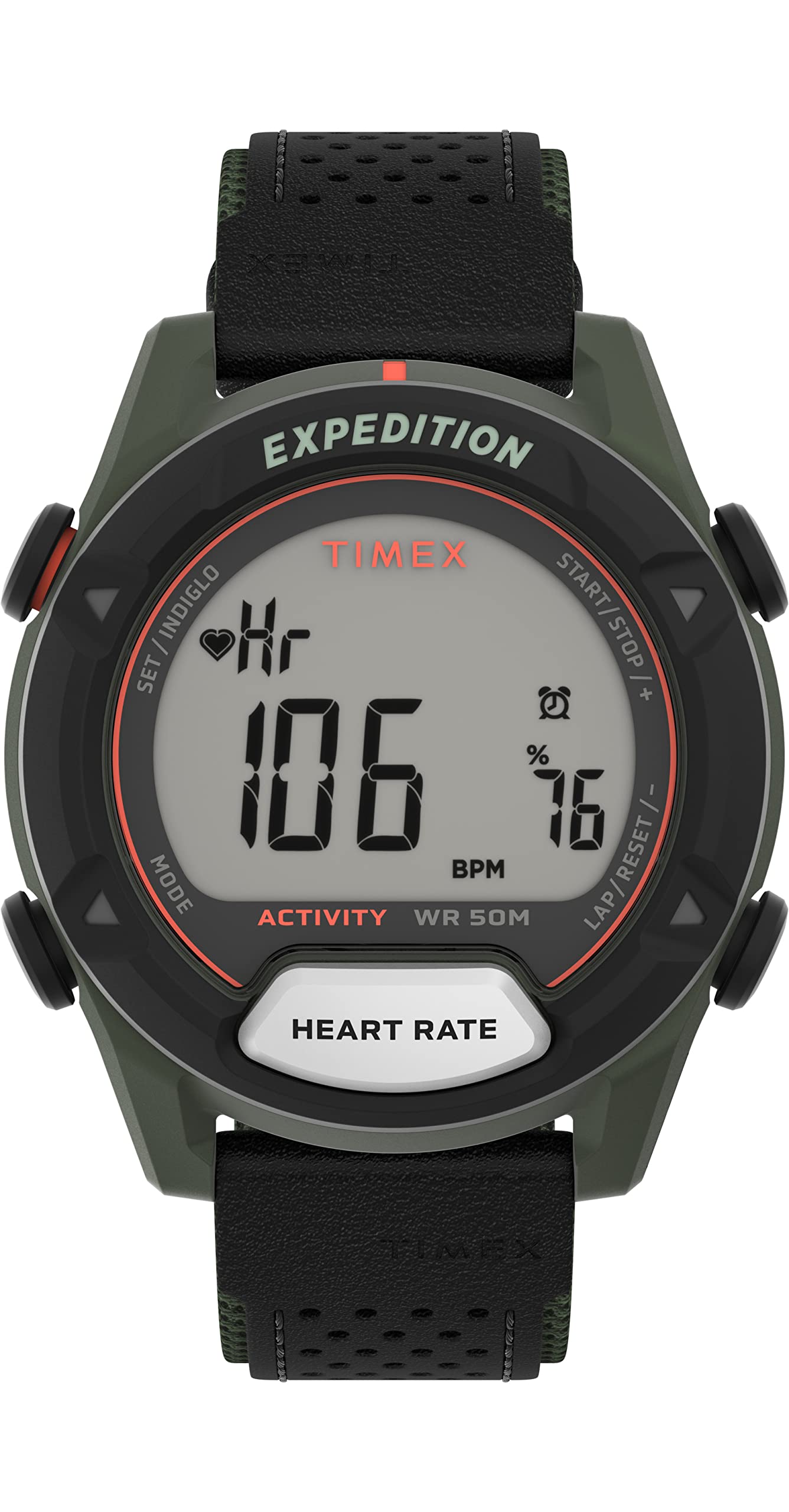 【楽天市場】Tmexタイメックスメンズ男性Ruggedデジタル43ミリメートル腕時計 - ブラックストラップデジタルダイヤルグリーンケース ...