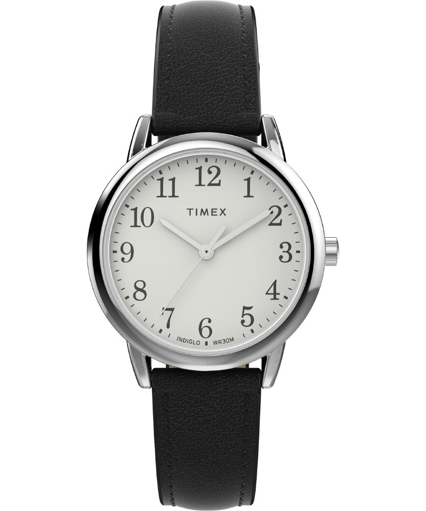 【楽天市場】Timex レディース Easy Reader 30mm Watch - Black Strap White Dial ...