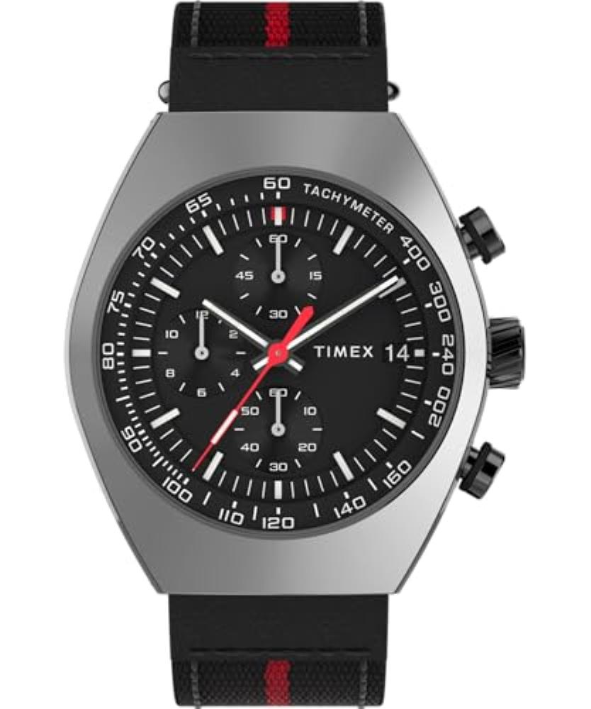 【楽天市場】Timex メンズ Legacy Tonneau 42mm Watch - Black Strap Black Dial ...