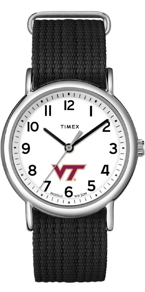 【楽天市場】TIMEX ユニセックス Weekender 38mm Watch - Virginia Tech Hokies with ...