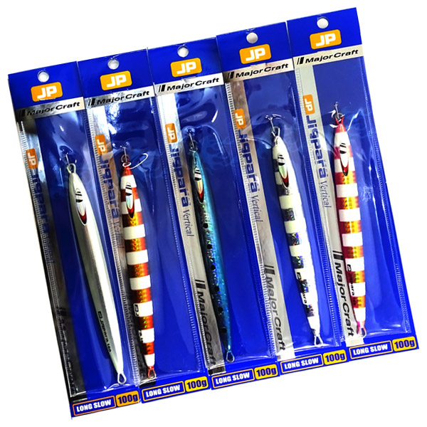 【楽天市場】【福セット】【在庫限定25％OFF】メジャークラフト ジグパラ バーチカル ロングスロー JPV-LS 100g おまかせ爆釣カラー5個セット(291) 【メール便配送可 ...
