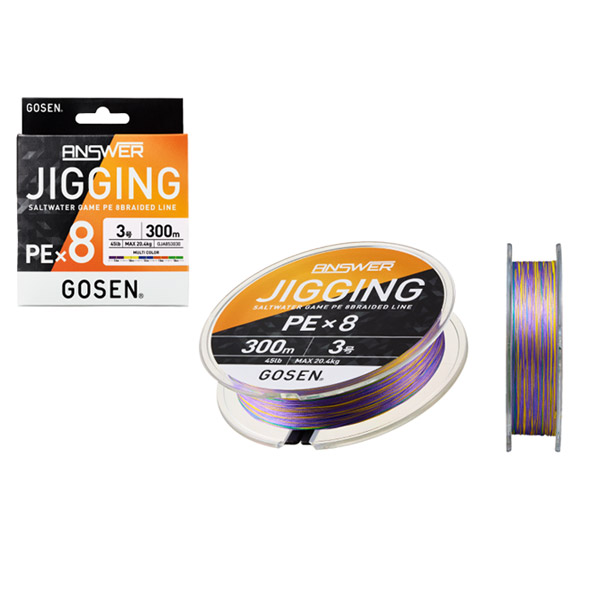 【楽天市場】 ゴーセン アンサー ジギング PEX8 200m PEライン(0.8-3号) 【メール便配送可】 【まとめ送料割】：釣具のバスメイトインフィニティ