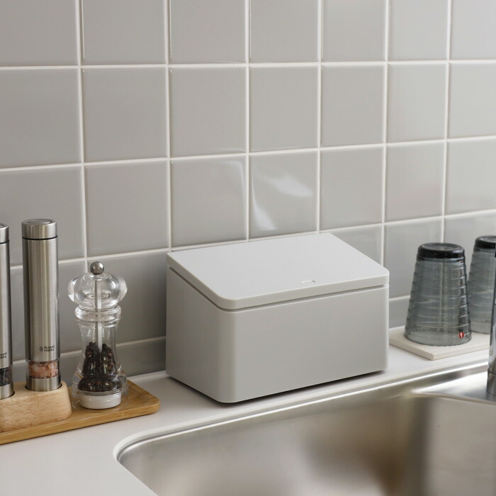 【楽天市場】ゴミ袋が見えない 《 TUBELOR flat rectangle チューブラーフラットレクタングル 》 ideaco ホワイト グレー ブラック ごみ箱 ゴミ箱 おしゃれ 卓上 ...