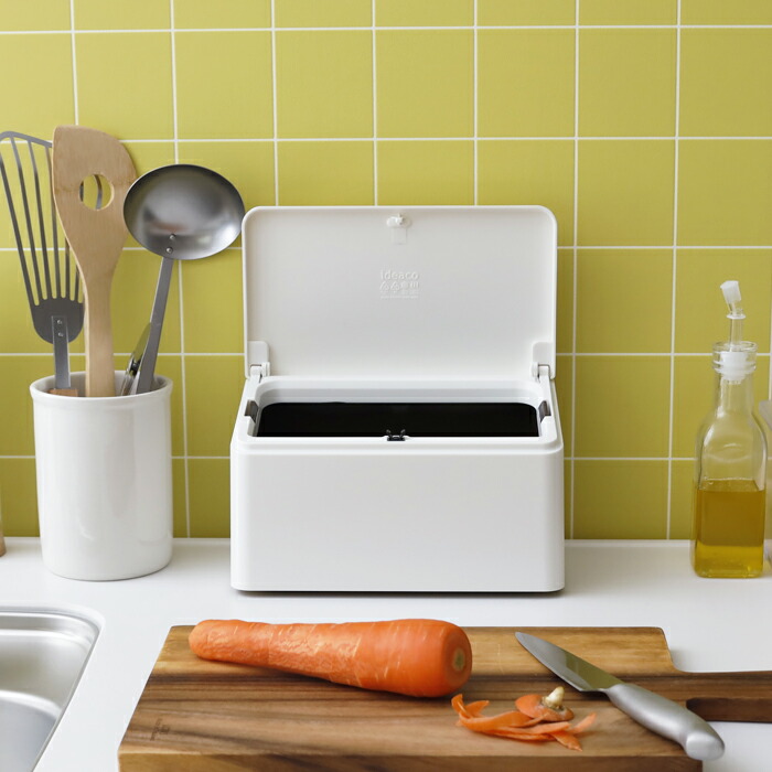 【楽天市場】ゴミ袋が見えない 《 TUBELOR flat rectangle チューブラーフラットレクタングル 》 ideaco ホワイト グレー ブラック ごみ箱 ゴミ箱 おしゃれ 卓上 ...