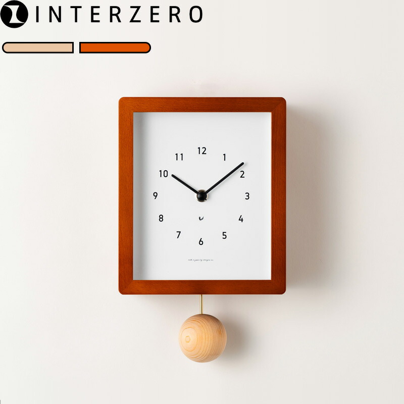 【楽天市場】Sセール開催中/ INTERZERO 《 Blanc CLOCK ブランクロック 》 インターゼロ CH-072時計 壁掛け時計 置き時計 ウォールクロック 静音 秒針なし ...