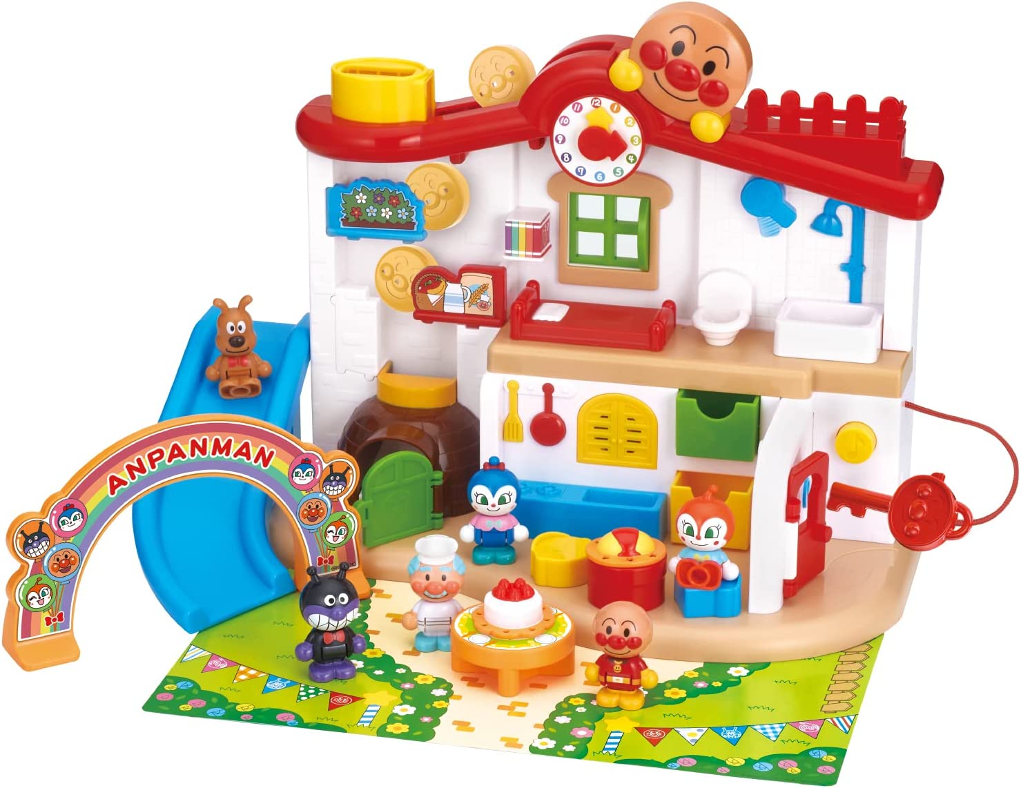 【楽天市場】チャイムがピンポン♪アンパンマンはじめてハウス なかまたちとパーティーDX：バトンストア 楽天市場店