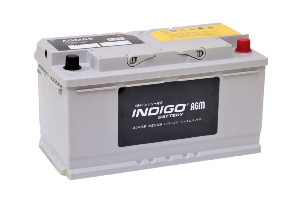 【楽天市場】インディゴ（INDIGO）AGMバッテリー AGM95 欧州車用：九州トータルプランニング