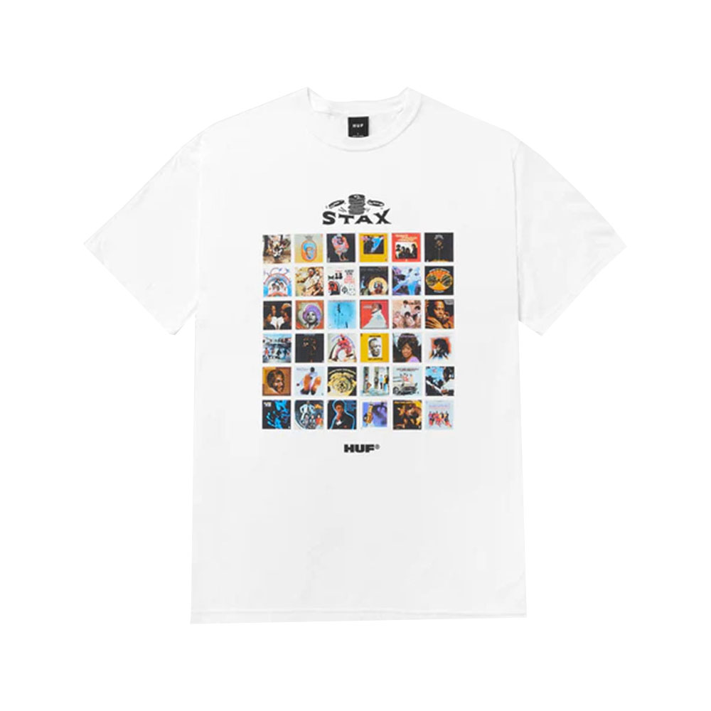 【楽天市場】HUF ハフ HUF X STAX SOULSVILLE USA TEE TS02406SP25 Tシャツ 半袖 レコード ...