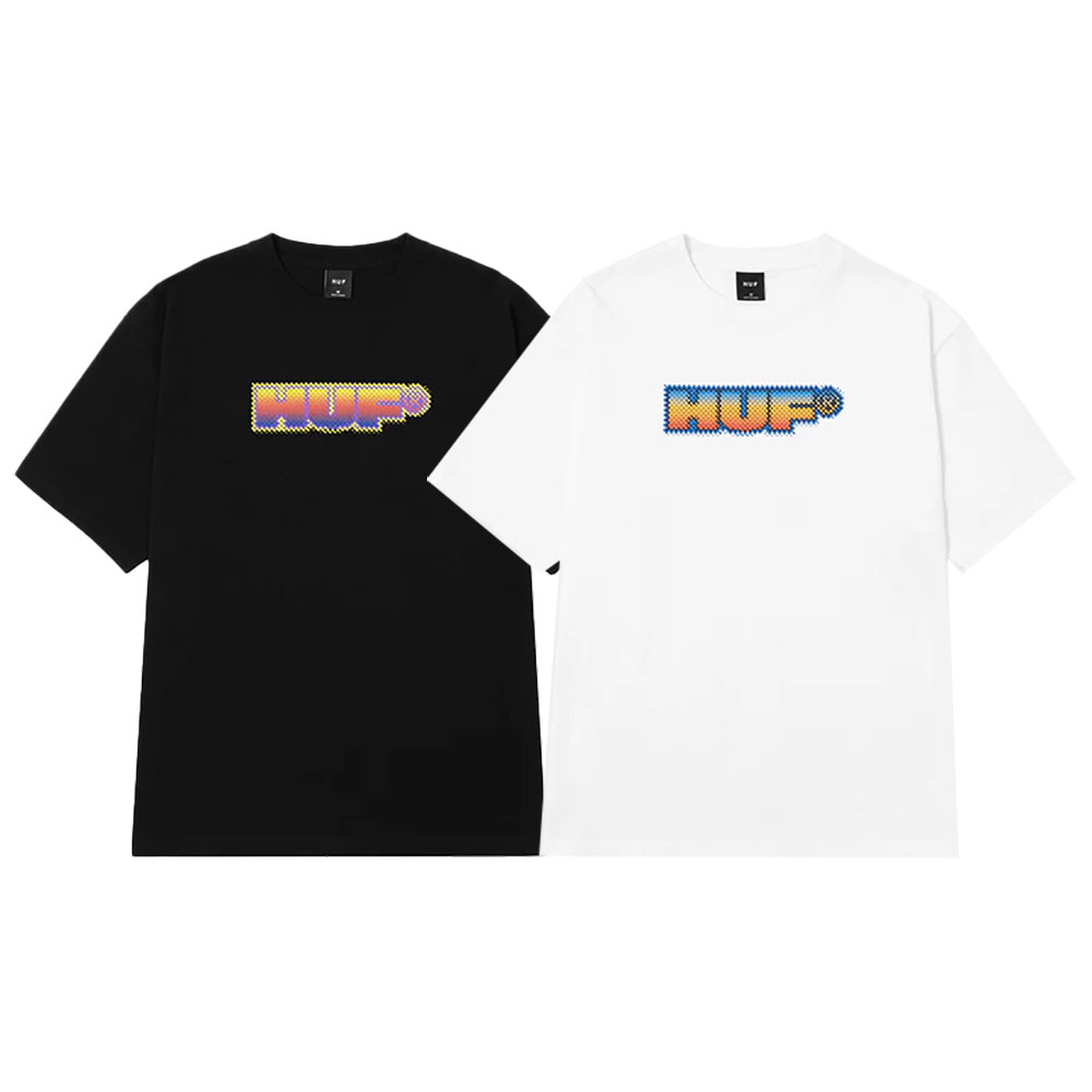 【楽天市場】HUF ハフ HUF TONE TEE TS02444SU25 Tシャツ 半袖 ドットロゴ ワンポイントロゴ シンプル ストリート ...