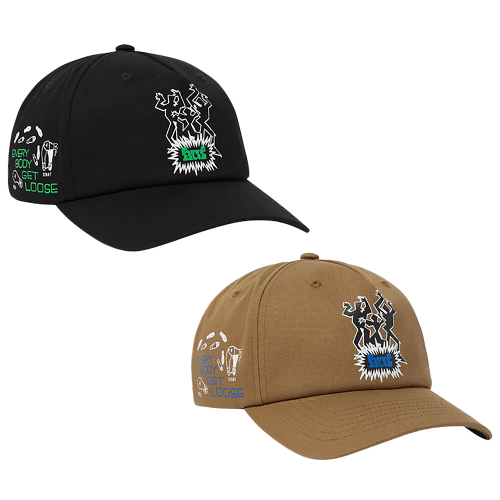 【楽天市場】HUF ハフ EVERYBODY GET LOOSE SNAPBACK HT00907HO25 5パネルキャップ ハット 帽子 ...