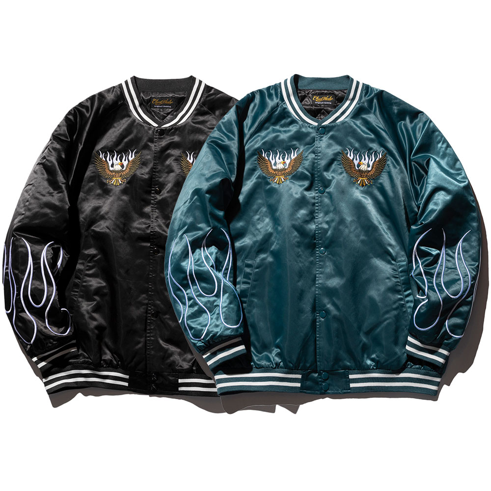 【楽天市場】【2倍ポイント】CLUCT クラクト ROCKAWAY[JACKET] 04964 2025年2月入荷先行予約 ナイロンジャケット ジャケット スカジャン バイクジャケット ...