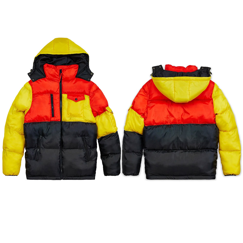 【楽天市場】REASON リーズン Larry Color Block Hooded Puffer Jacket RCP30 アウター メンズ ...
