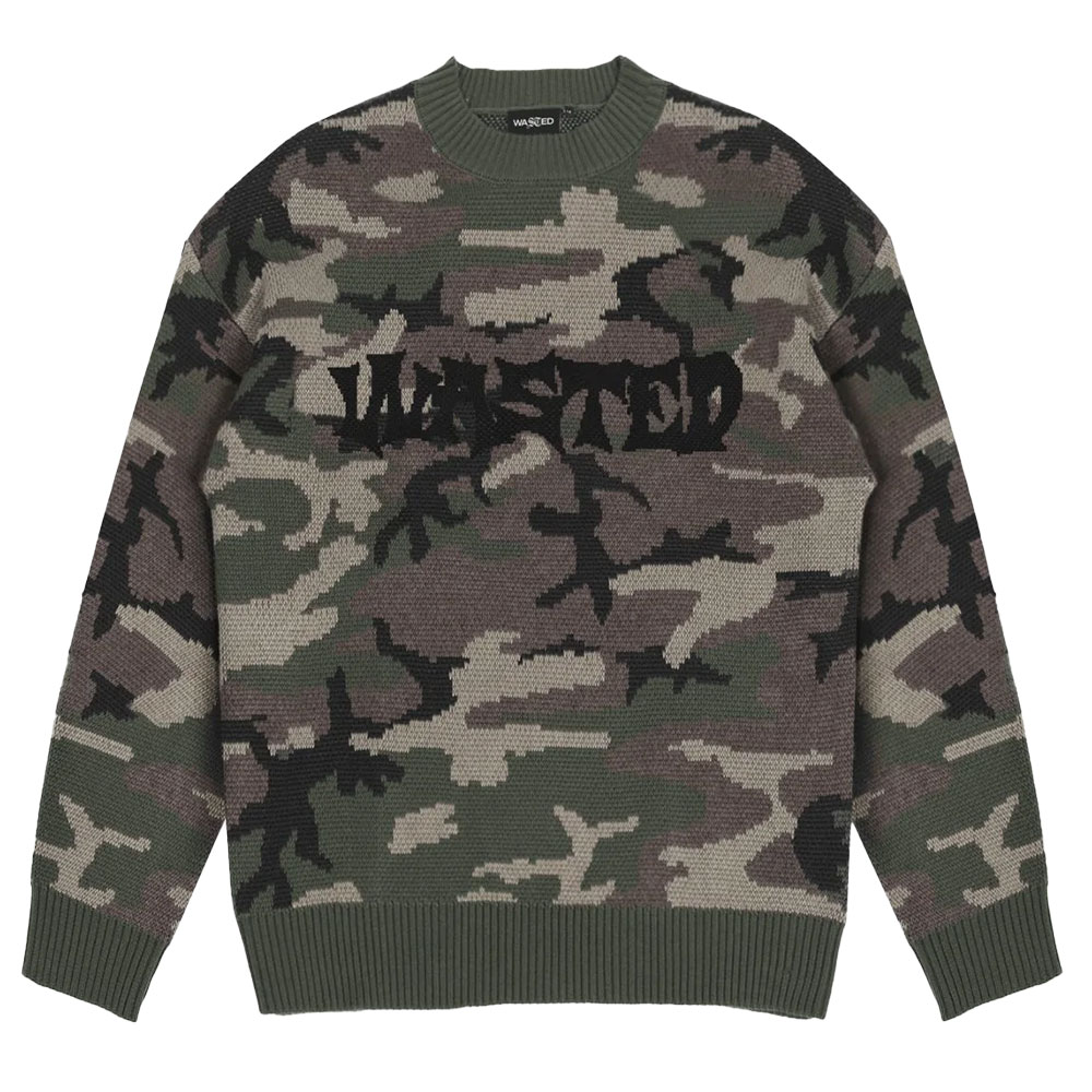 【楽天市場】WASTED PARIS ウェイステッドパリス PULL ARMY METHOD ニット セーター メンズ ブランド ストリート ストリート系 人気 デザイン おしゃれ コーデ ...