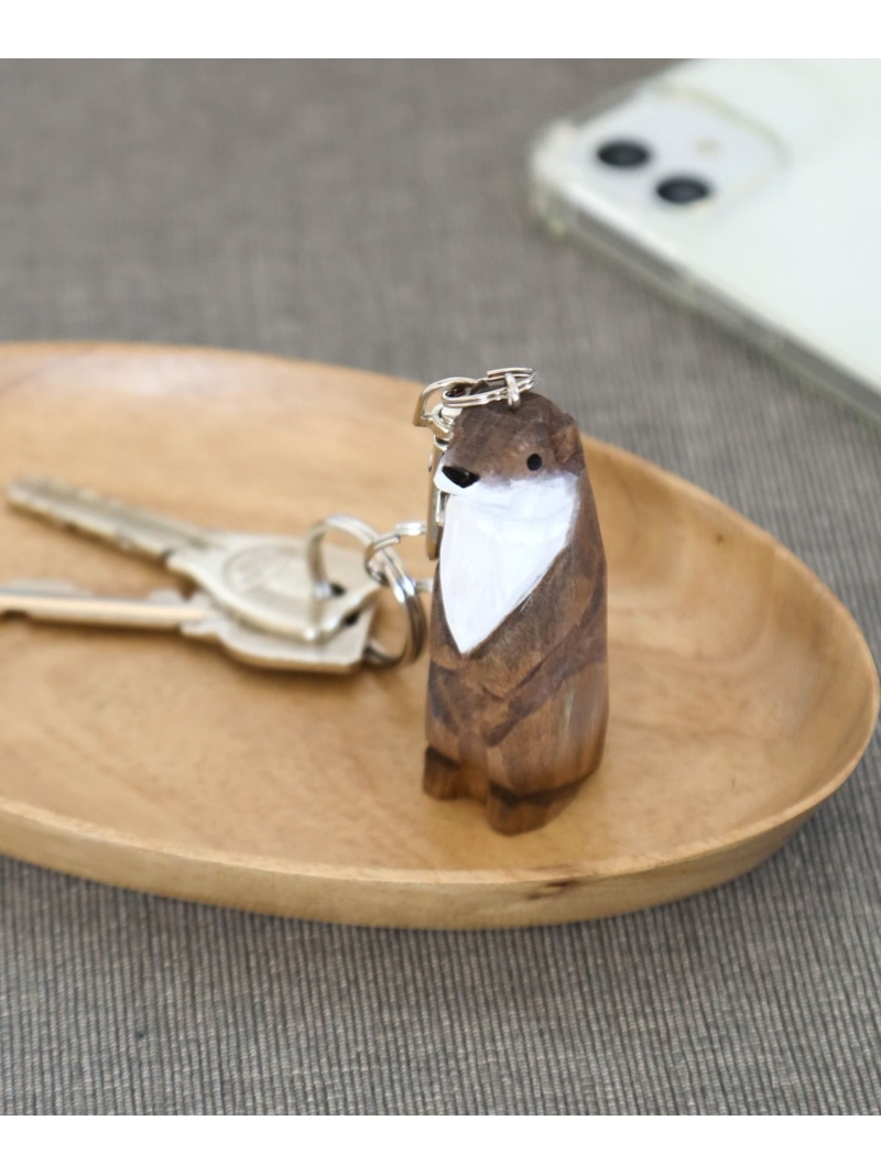 【楽天市場】BF木彫りキーホルダー BAYFLOW ベイフロー ファッション雑貨 チャーム・キーチェーン[Rakuten Fashion]：BAYFLOW