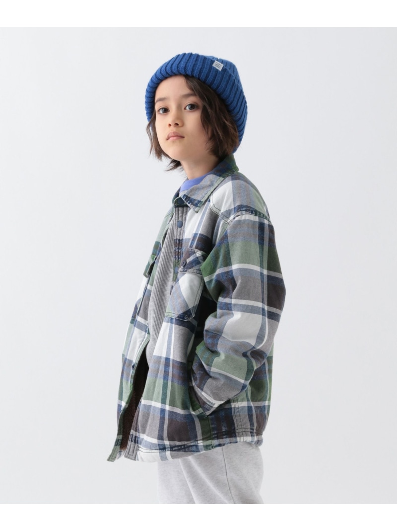 【楽天市場】【SALE／33%OFF】[リバーシブル] レトロチェックボアジャケット(KIDS) BAYFLOW ベイフロー ジャケット・アウター ダウンジャケット・ダウンベスト レッド ...
