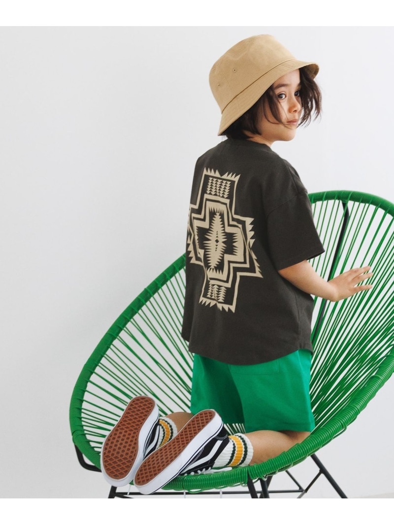 【楽天市場】【SALE／20%OFF】【PENDLETON(ペンドルトン)】別注ラウンドTシャツ(KIDS) BAYFLOW ベイフロー トップス カットソー・Tシャツ ブルー グレー ...