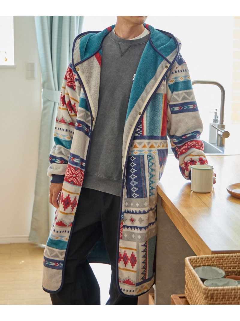 【楽天市場】【SALE／20%OFF】[今年は袖リブ仕様で登場!]BF着るブランケット24AW BAYFLOW ベイフロー インナー・ルームウェア その他のインナー・ルームウェア ネイビー ...