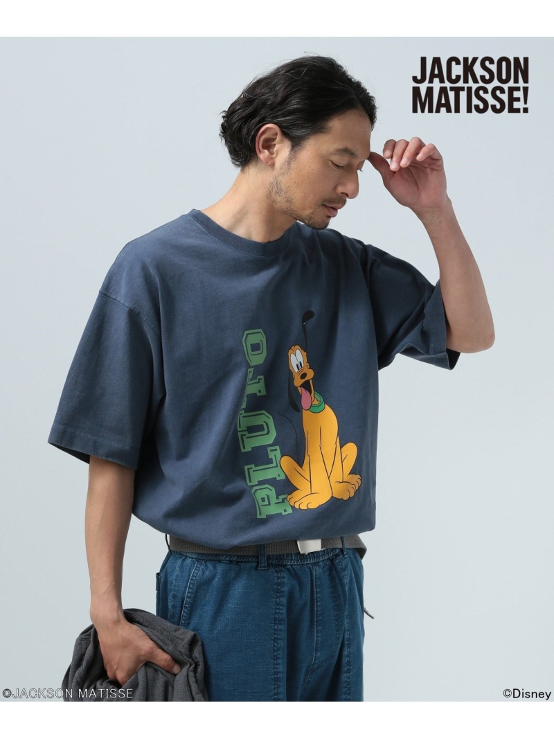 【楽天市場】【JACKSON MATISSE/BAYFLOW】Disney DOGPARTY BAYFLOW ベイフロー トップス カットソー・Tシャツ ホワイト グレー ブラック ネイビー ...