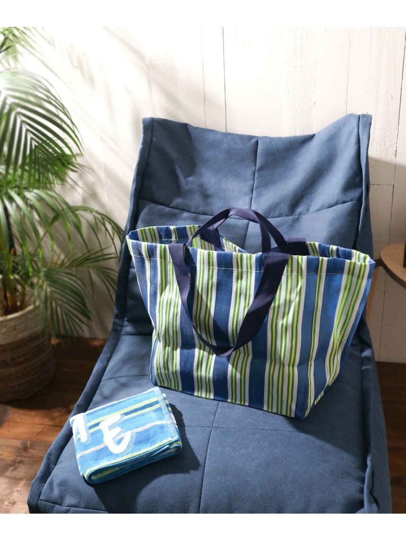 【楽天市場】[夏レジャーで活躍]BF PVCマーケバッグ BAYFLOW ベイフロー バッグ トートバッグ イエロー グリーン[Rakuten Fashion]：BAYFLOW