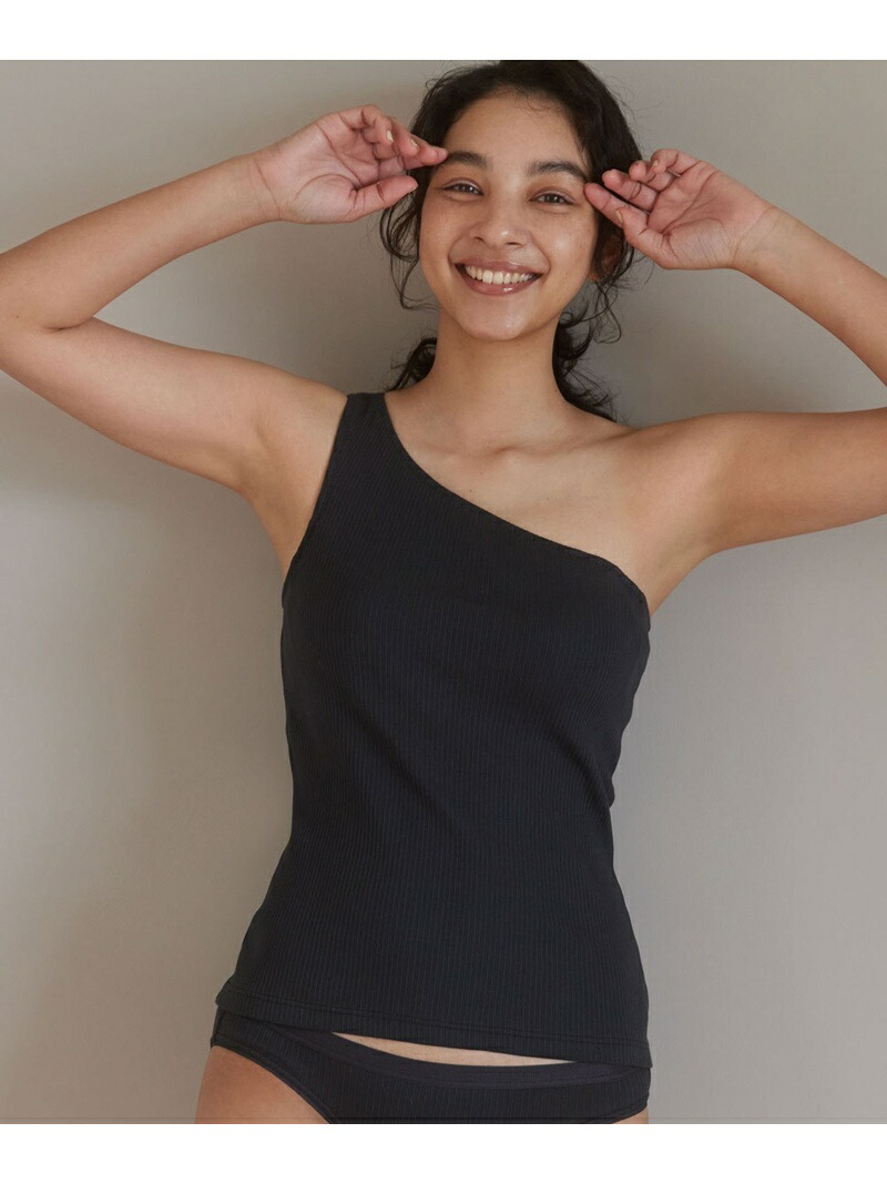 【楽天市場】【SALE／40%OFF】【bijorie】NEW BASIC series／メリハリブラカップ付きワンショルダー BAYFLOW ベイフロー トップス ノースリーブ・タンクトップ ...