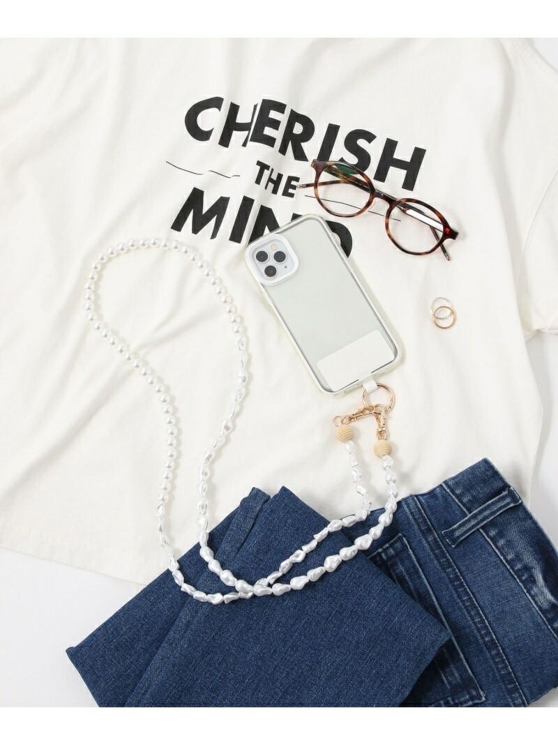 【楽天市場】(U)BFパールSHストラップ BAYFLOW ベイフロー スマホグッズ・オーディオ機器 その他のスマホグッズ・オーディオ機器 ホワイト[Rakuten Fashion]：BAYFLOW