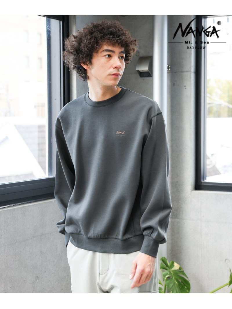 【楽天市場】【NANGA Mt.&Sea(ナンガ)】別注クルースウェット BAYFLOW ベイフロー トップス スウェット・トレーナー ブラック ホワイト【送料無料】[Rakuten ...