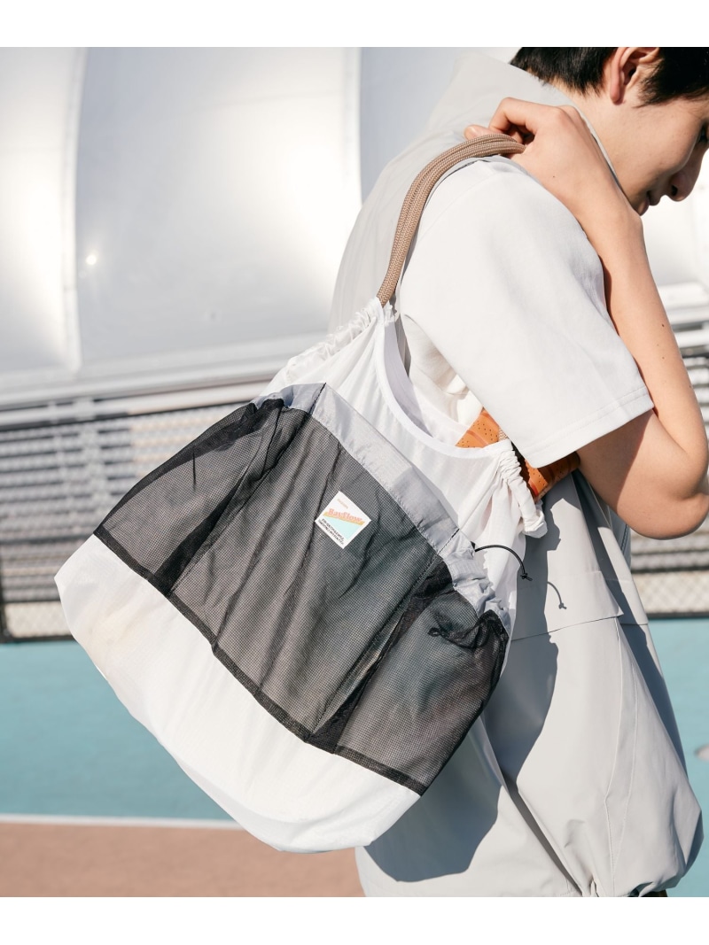 【楽天市場】【COBMASTER(コブマスター)×BAYFLOW】パッカブルロープトート BAYFLOW ベイフロー バッグ トートバッグ ブルー ブラック ホワイト【送料無料 ...