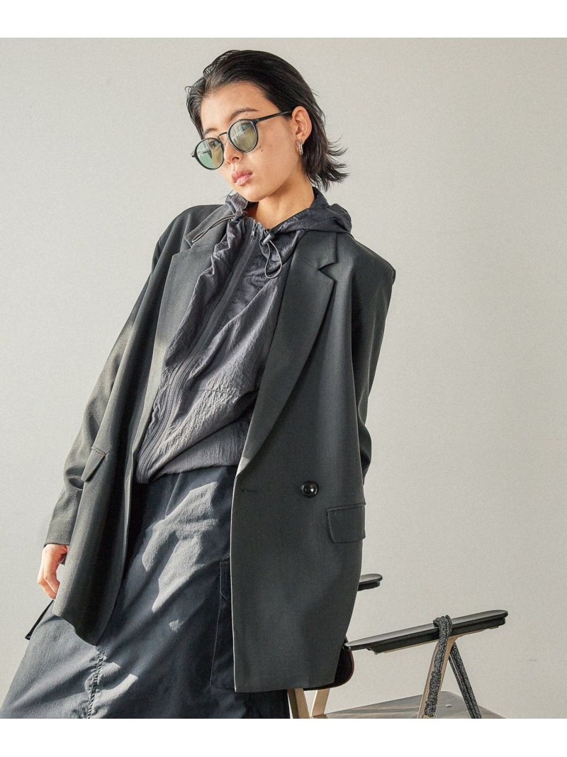 【楽天市場】[シワになりにくい]ダブルテーラードジャケット BAYFLOW ベイフロー ジャケット・アウター テーラードジャケット・ブレザー ...