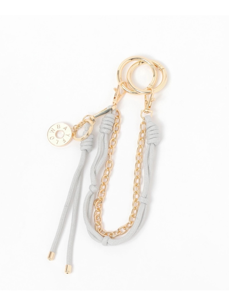 【楽天市場】2WAYロゴバッグチャーム BAYFLOW ベイフロー ファッション雑貨 チャーム・キーチェーン ブラック[Rakuten ...