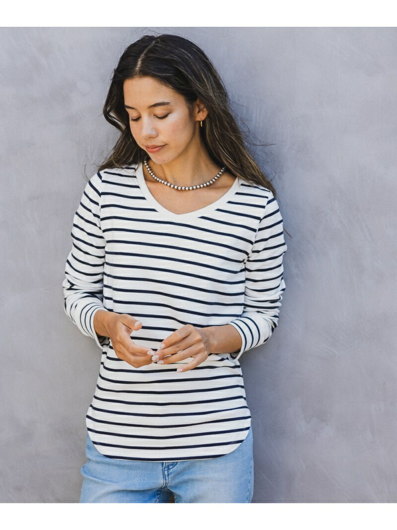 【楽天市場】【SALE／50%OFF】(W)2WAYストレッチスムース BAYFLOW ベイフロー トップス カットソー・Tシャツ ベージュ ホワイト カーキグリーン グリーン ブラック ...