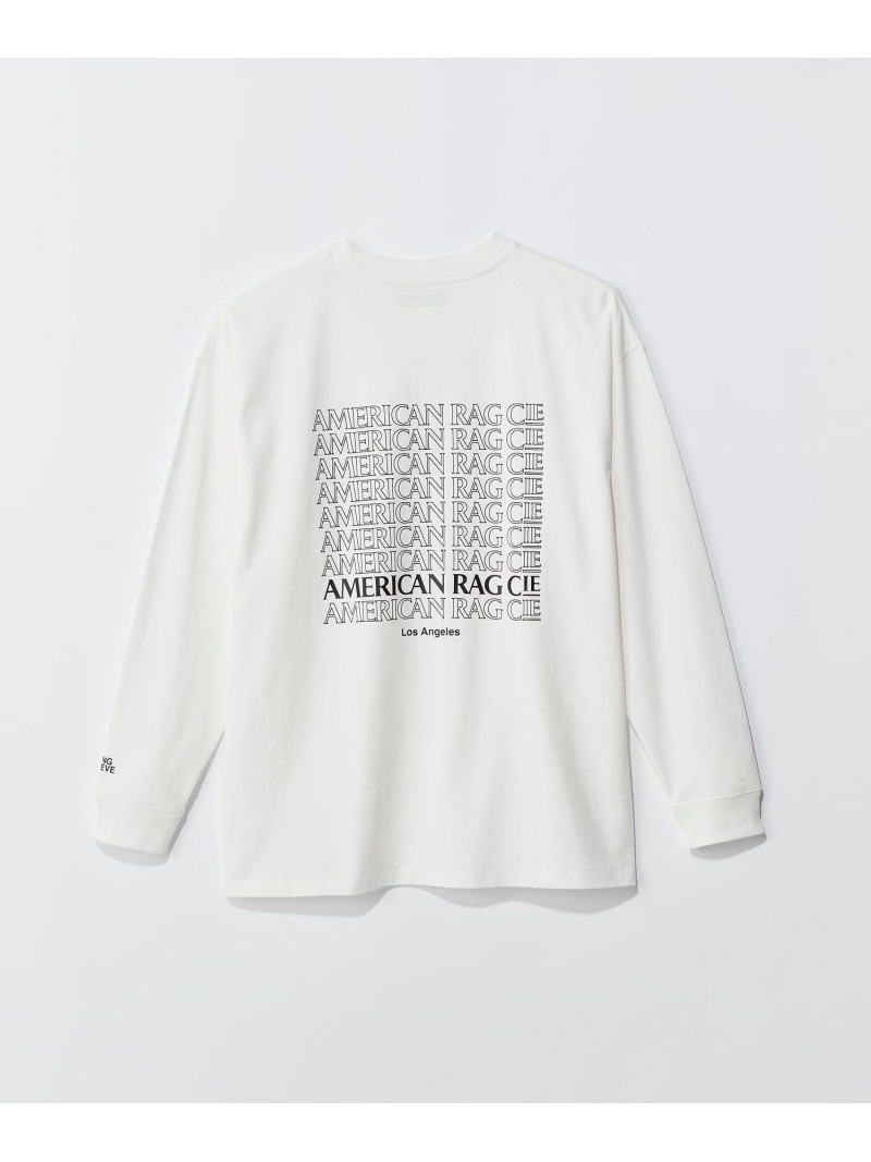【楽天市場】【AMERICAN RAG CIE】リピートロゴロンT(ユニセックス) BAYFLOW ベイフロー トップス カットソー・Tシャツ ブラック ホワイト【送料無料】[Rakuten ...