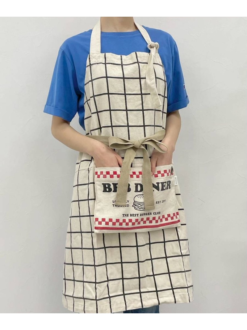 【楽天市場】BFダイナープリントエプロン BAYFLOW ベイフロー 食器・調理器具・キッチン用品 エプロン[Rakuten Fashion]：BAYFLOW