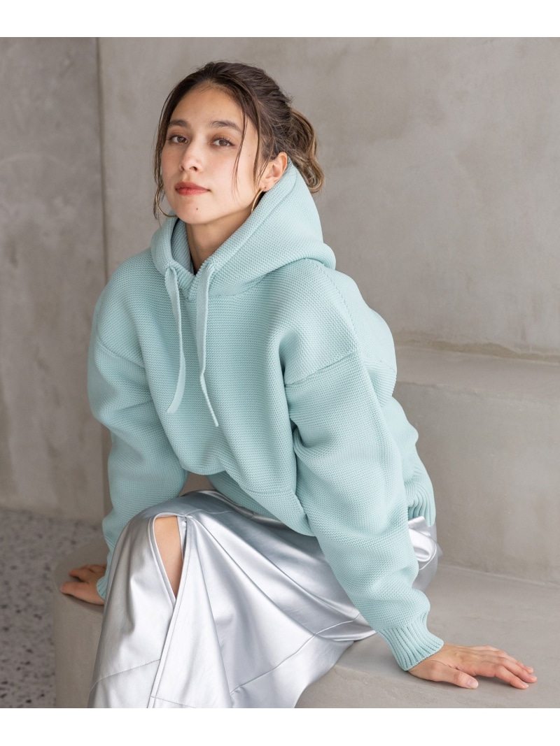 【楽天市場】【SALE／40%OFF】【HEREIAM】LASTINGニットフーディー HEREIAM ベイフロー トップス ニット ホワイト ...