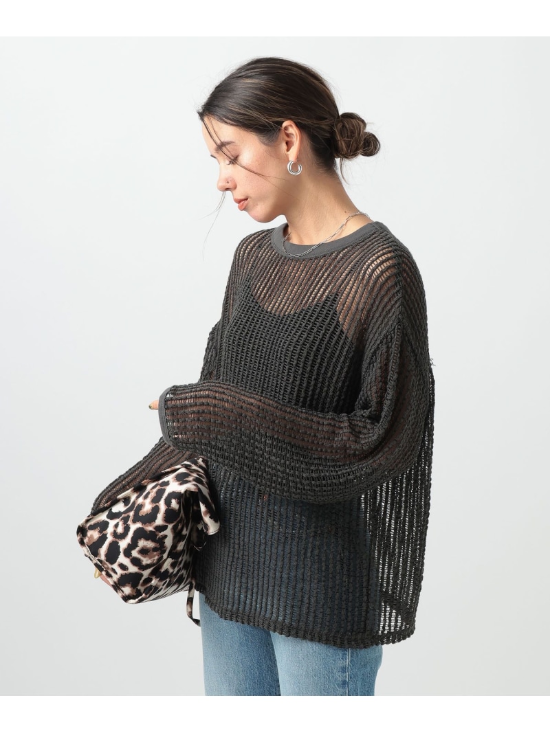 【楽天市場】【SALE／50%OFF】リラックスメッシュプルオーバー BAYFLOW ベイフロー トップス カットソー・Tシャツ グリーン ホワイト グレー【RBA_E】[Rakuten ...