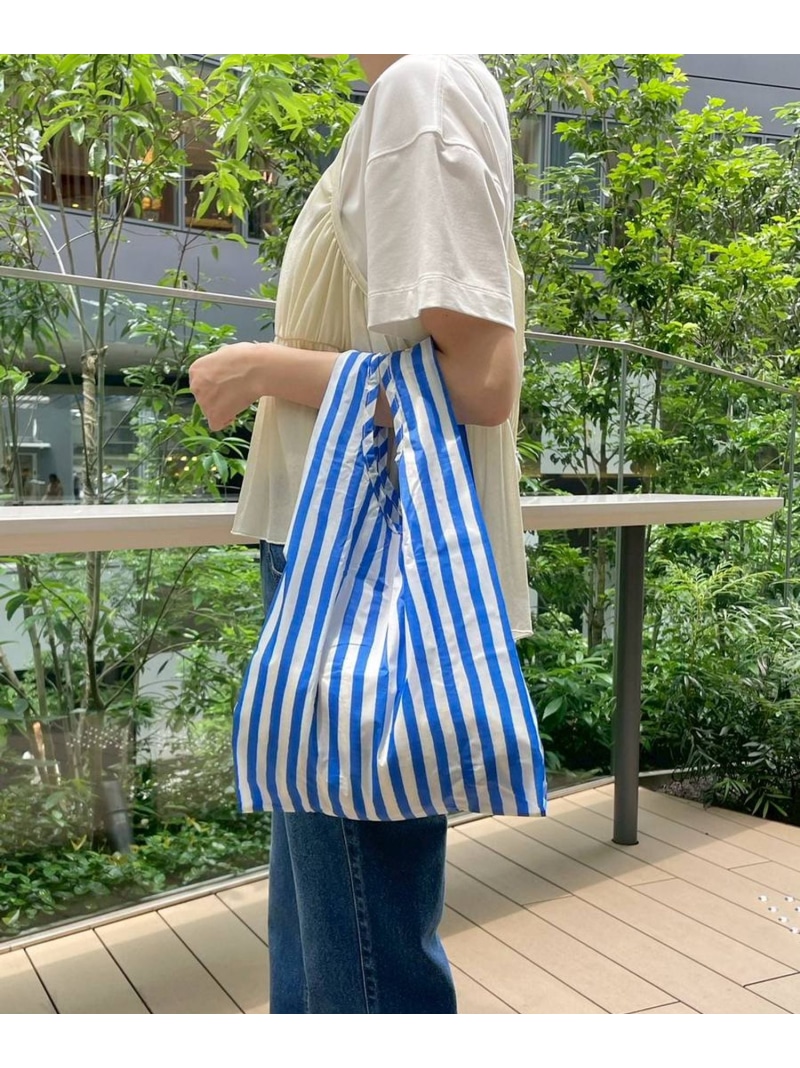 【楽天市場】【BAGGU(バグゥ)】BABY25ストライプ BAYFLOW ベイフロー バッグ エコバッグ・サブバッグ ブルー ピンク[Rakuten Fashion]：BAYFLOW