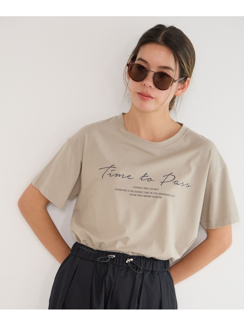 【楽天市場】【SALE／25%OFF】[さらさらした着心地]アソートロゴプリントT BAYFLOW ベイフロー トップス カットソー・Tシャツ ブラック ホワイト グレー ピンク【RBA_E ...