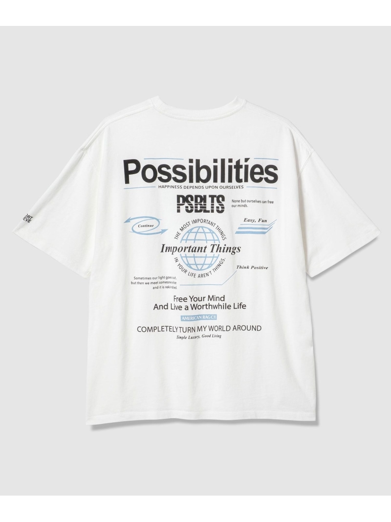 【楽天市場】【SALE／30%OFF】【AMERICAN RAG CIE】POSSIBILITIES TEE(ユニセックス) BAYFLOW ベイフロー トップス カットソー・Tシャツ ...