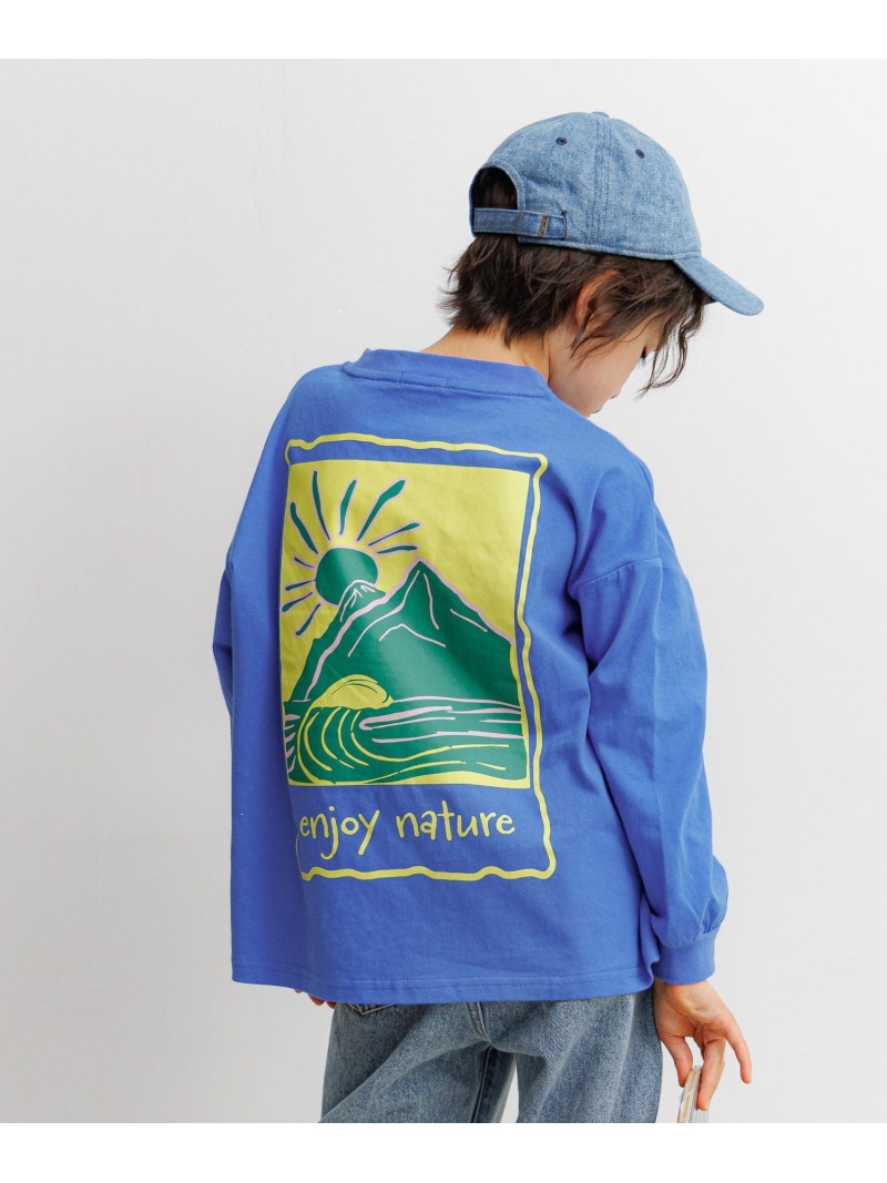 【楽天市場】[綿100%]アソートプリントBIGロンT(KIDS) BAYFLOW ベイフロー トップス カットソー・Tシャツ ホワイト ブルー オレンジ[Rakuten Fashion ...