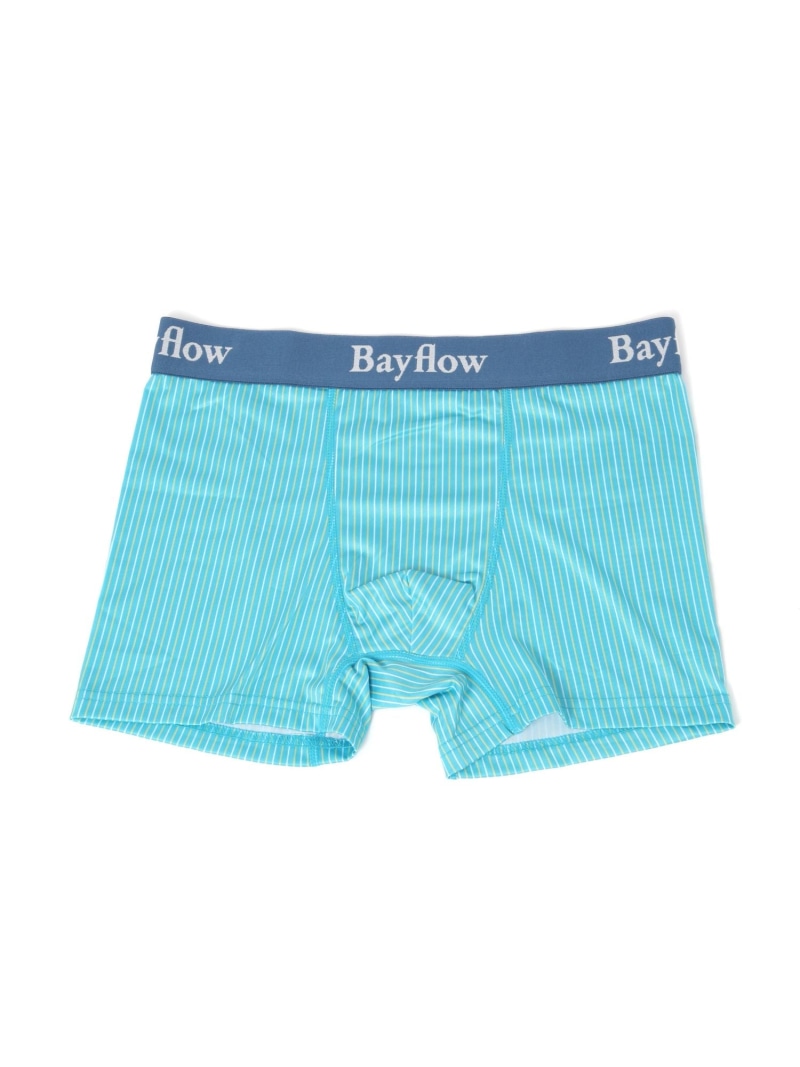 【楽天市場】ロゴリブストライプアンダーウェア BAYFLOW ベイフロー インナー・ルームウェア ボクサーパンツ・トランクス ブルー ブラウン[Rakuten Fashion]：BAYFLOW
