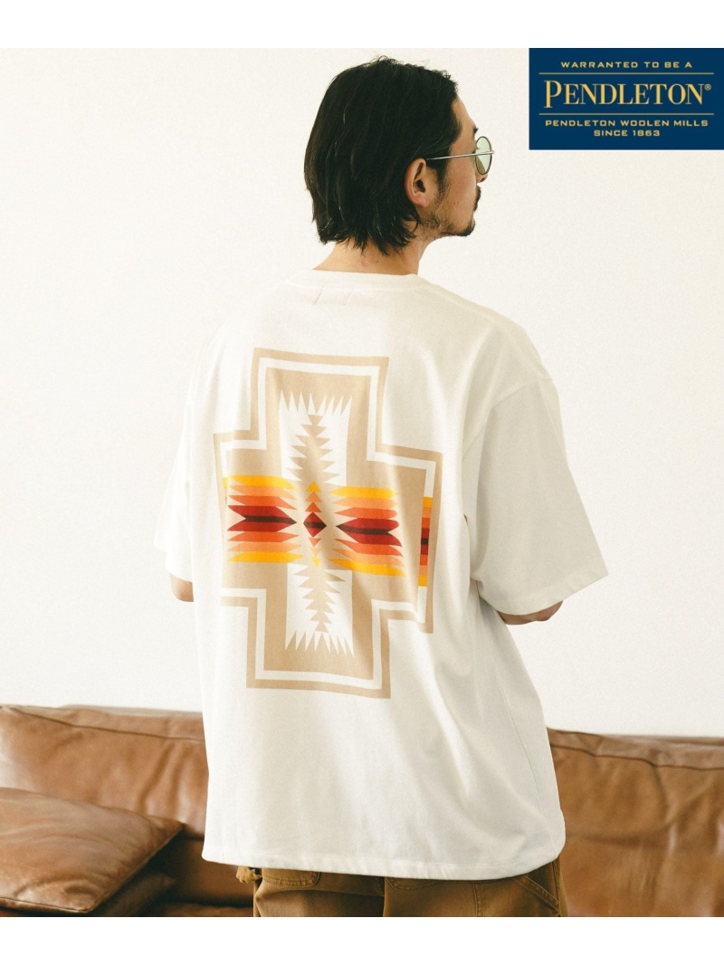 【楽天市場】【PENDLETON(ペンドルトン)】別注ドローコードバックプリントTシャツ[吸水速乾] BAYFLOW ベイフロー トップス カットソー・Tシャツ ホワイト ブルー【送料無料 ...