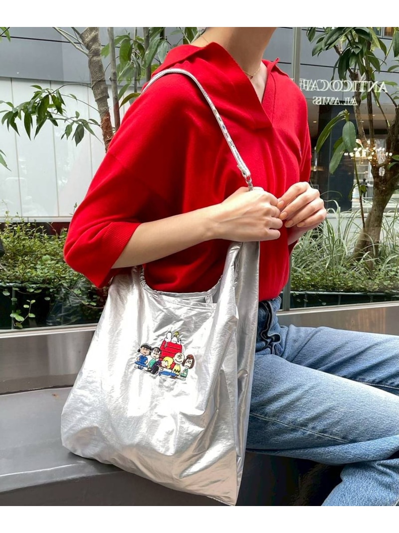 【楽天市場】[ポケッタブル仕様]【PEANUTS】2WAYストラップ付きバッグ BAYFLOW ベイフロー バッグ ショルダーバッグ ホワイト ブラック シルバー[Rakuten ...