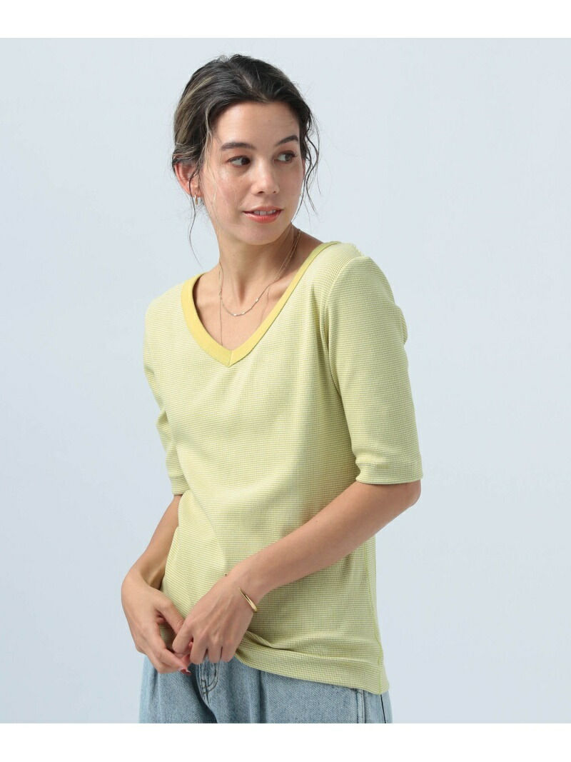 【楽天市場】【SALE／50%OFF】(W)2WAYボーダーPO BAYFLOW ベイフロー トップス カットソー・Tシャツ ブラック オレンジ グリーン【RBA_E】[Rakuten ...