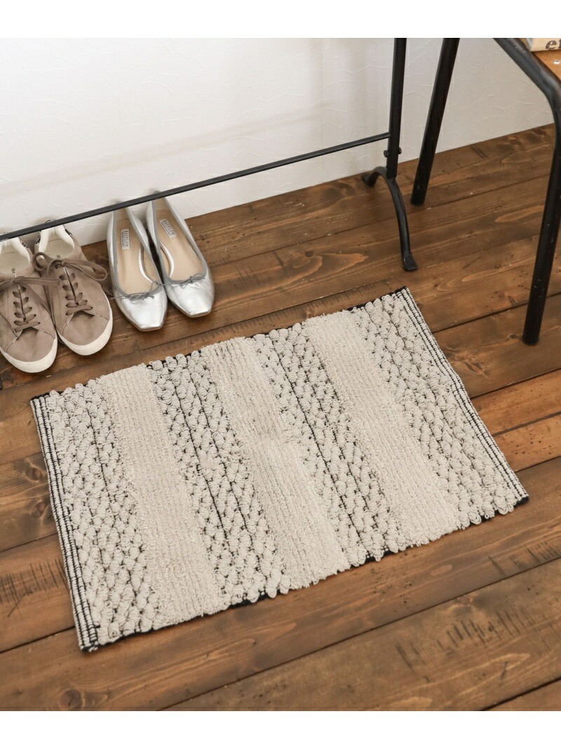 【楽天市場】【SALE／50%OFF】(U)BFループタフト40*60 BAYFLOW ベイフロー インテリア・生活雑貨 カーペット・ラグ・マット グレー ブラウン【RBA_E ...