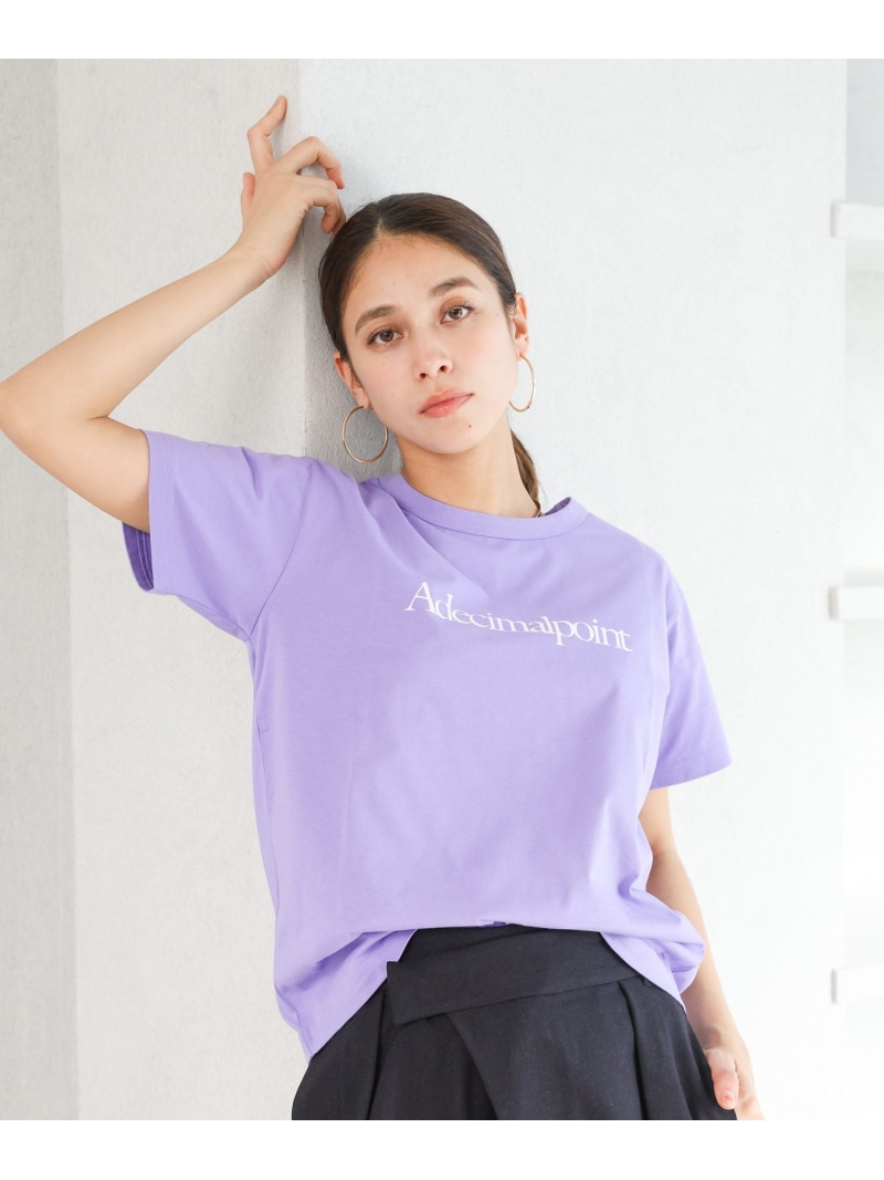 【楽天市場】【HEREIAM】Adecimalpoint TEE HEREIAM ベイフロー トップス カットソー・Tシャツ パープル ホワイト ブラック【送料無料】[Rakuten ...