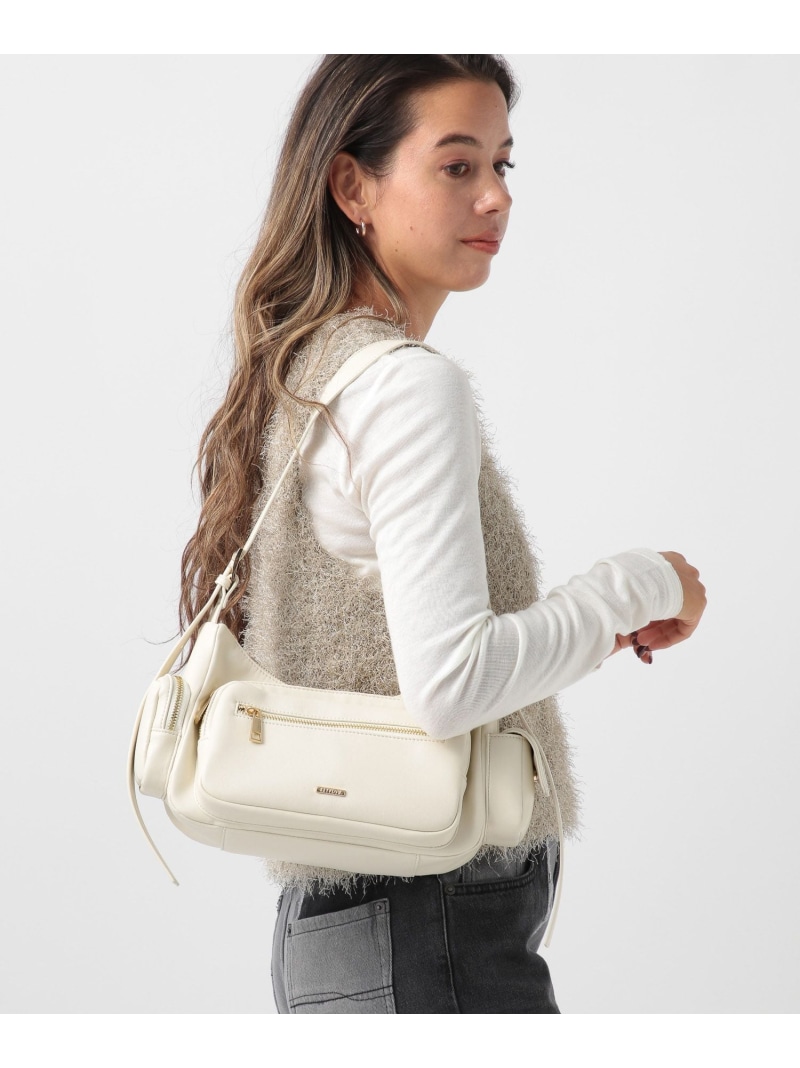 【楽天市場】[斜めがけもできる]ポケット2WAYバッグ BAYFLOW ベイフロー バッグ ショルダーバッグ ホワイト ブラック【送料無料 ...