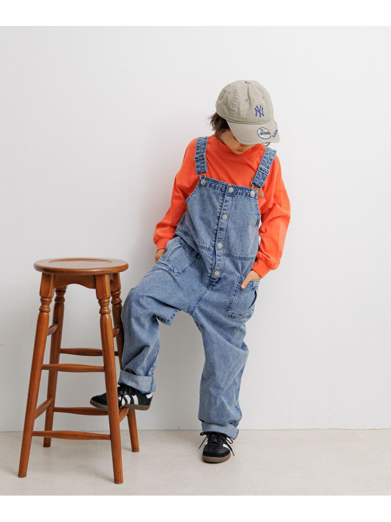 【楽天市場】[肩紐調節可能★]デニムサロペット(KIDS) BAYFLOW ベイフロー パンツ ジーンズ・デニムパンツ ブルー【送料無料 ...