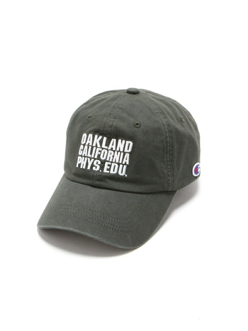 【楽天市場】(M)【Champion(チャンピオン)】別注ツイルCAP Champion ベイフロー 帽子 キャップ ブルー ベージュ ...